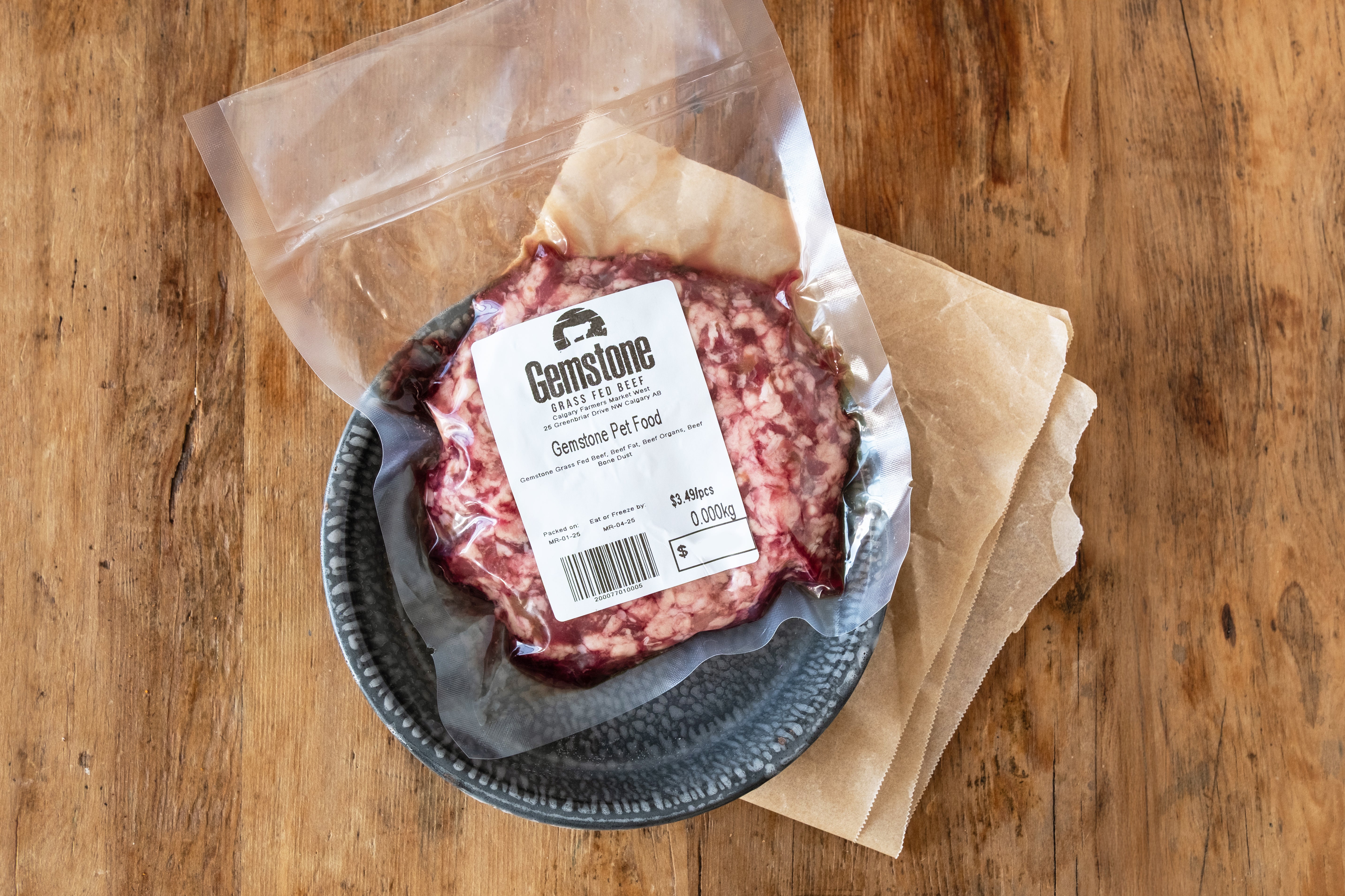 Pet Food – Gemstone Grass Fed Beef