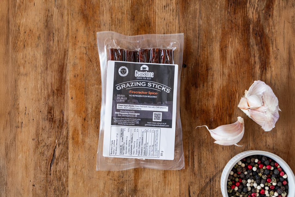 Snack Sticks – Gemstone Grass Fed Beef
